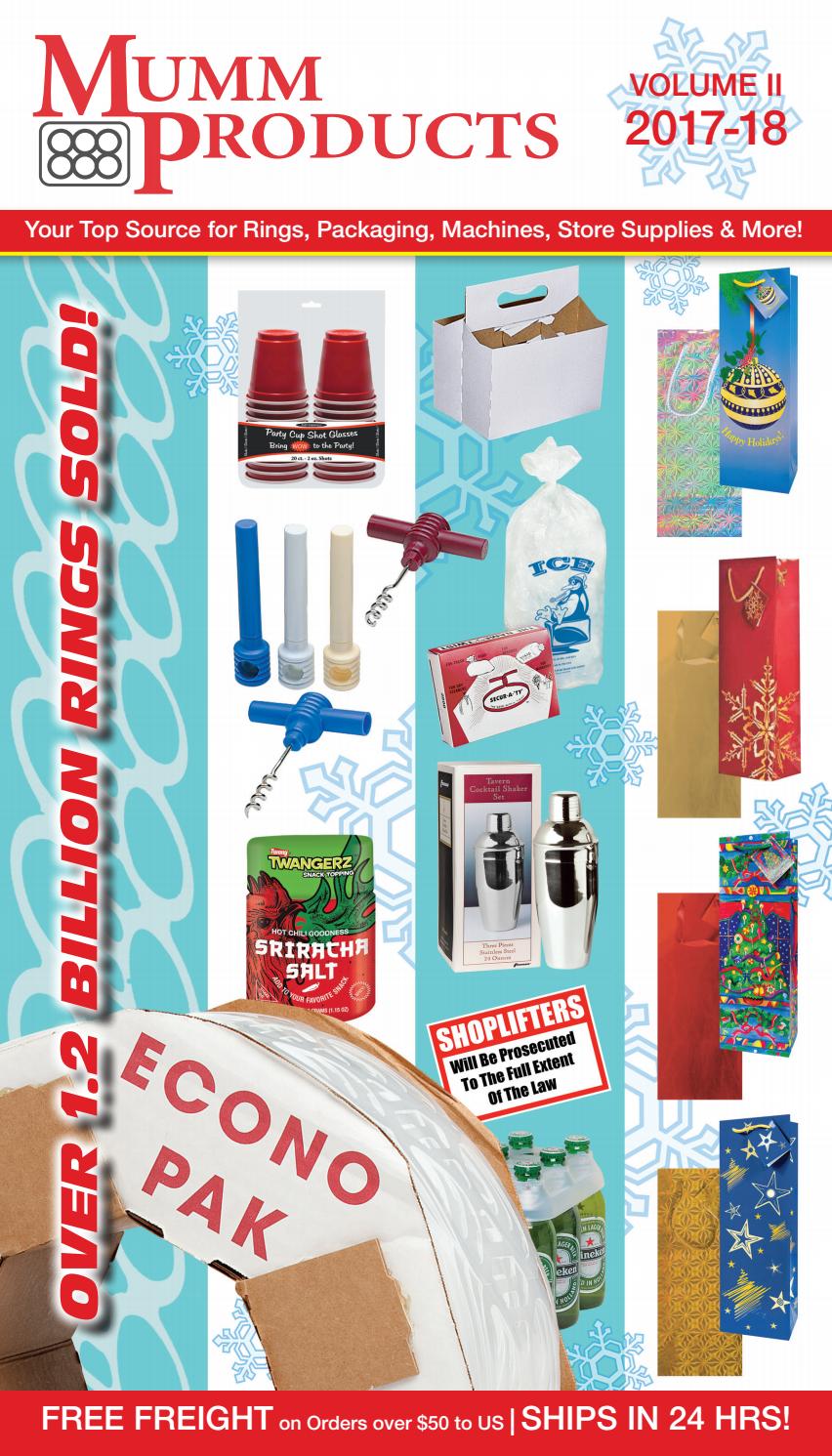 Mumm Products - Six Pack Carriers, Corkscrews, Six Packer Machine by ...