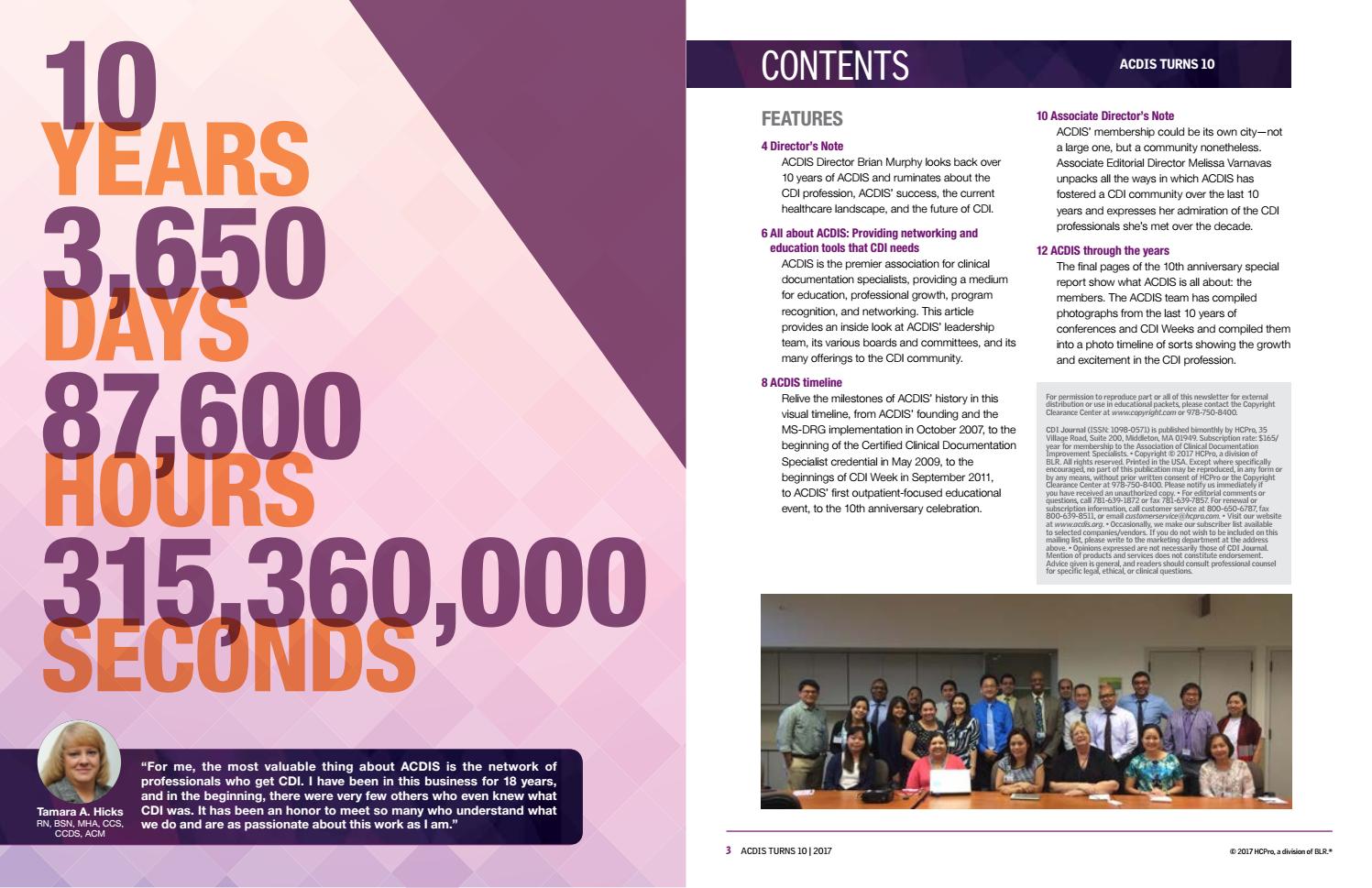 ACDIS Turns 10 by ACDIS - Issuu