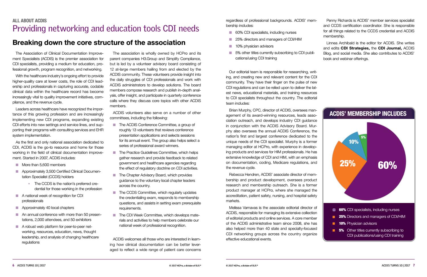 ACDIS Turns 10 by ACDIS - Issuu