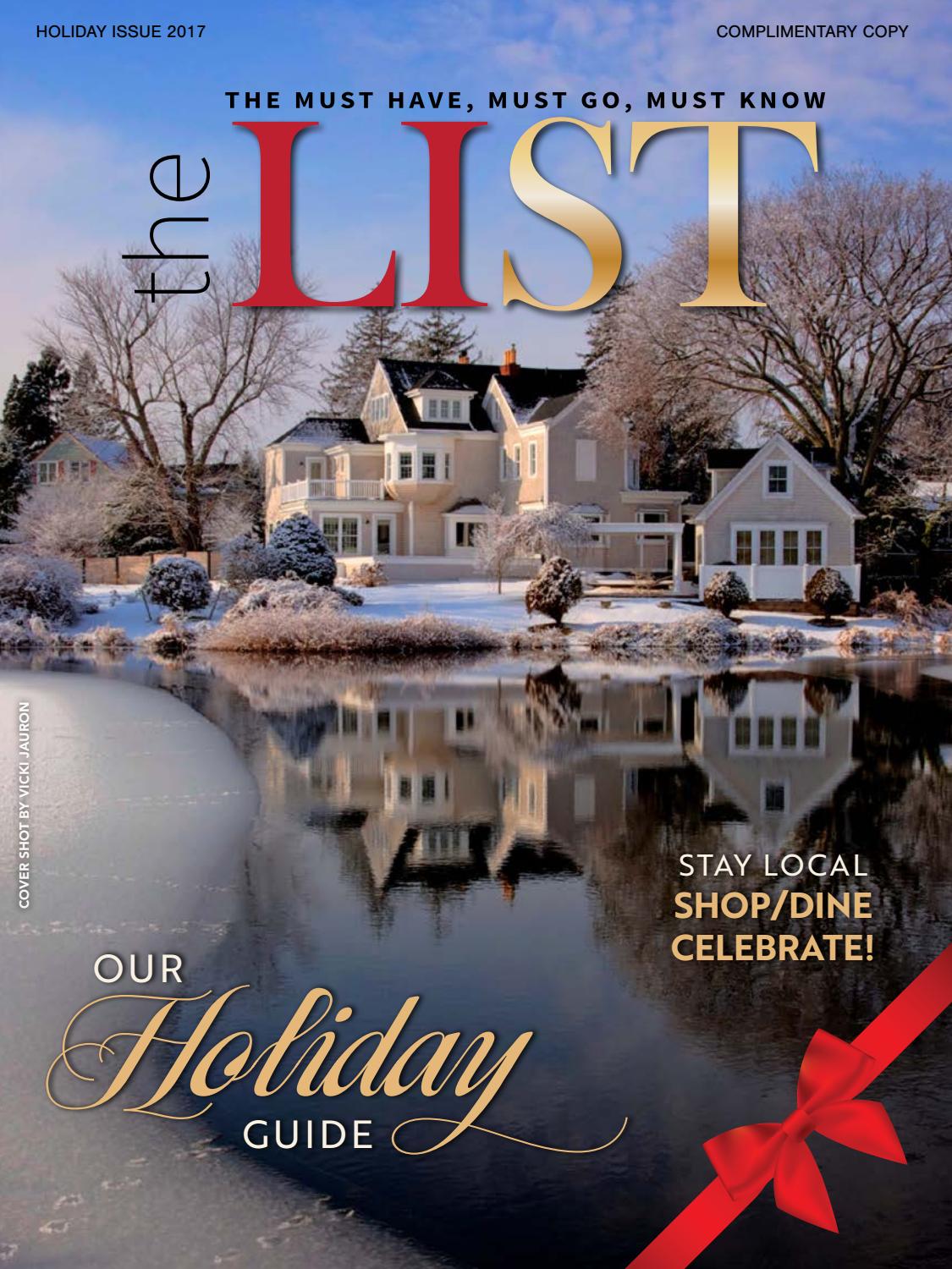 The List Magazine - Holiday Issue 2017 by The List Magazine - Issuu