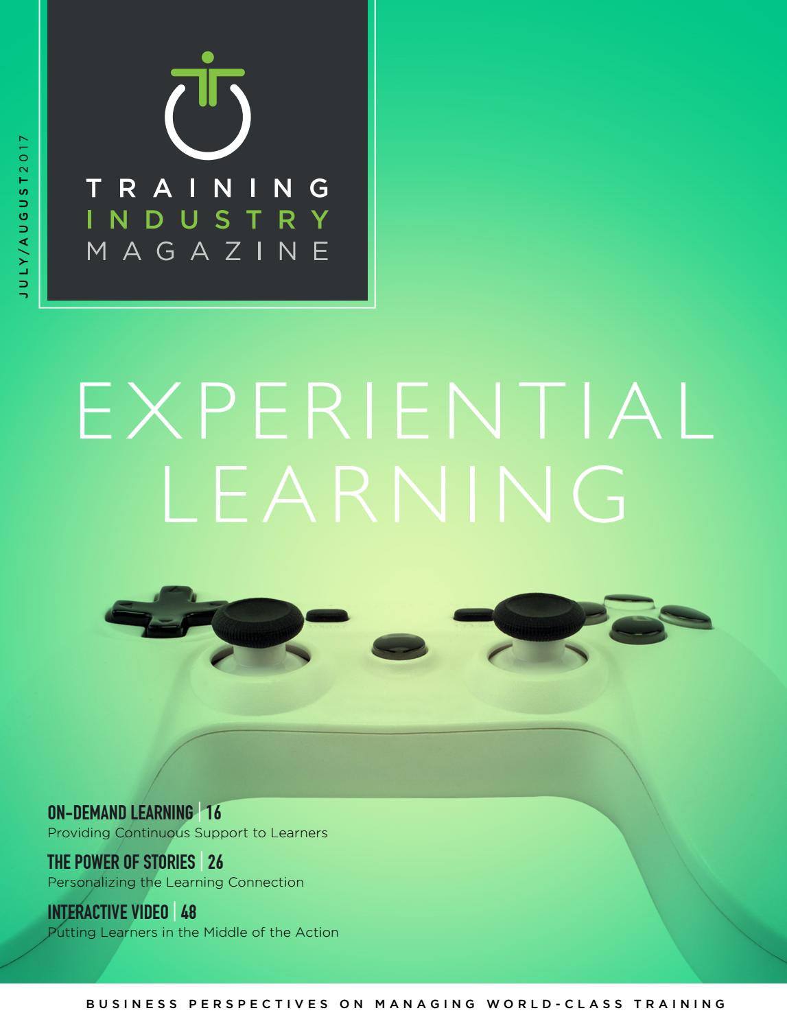 Experiential Learning | July/August 2017 by Training Industry Magazine ...