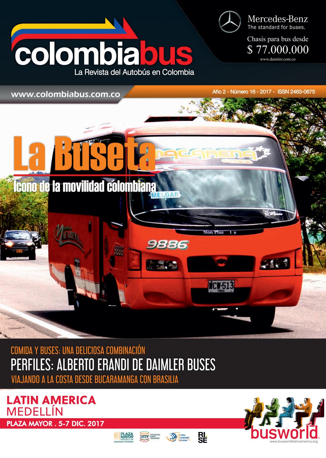 Revista Colombiabus 2017 - Ed. 16 by Latinobus - Issuu