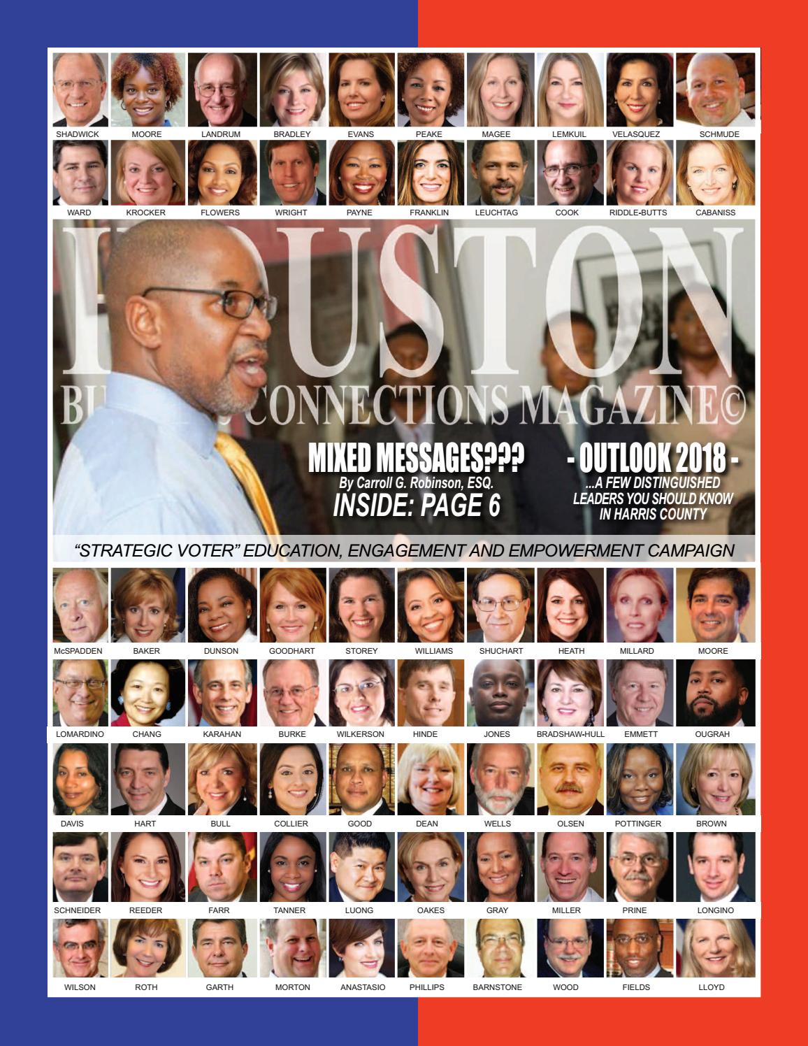 Carroll G Robinson ESQ Outlook 2018 Edition of Houston Business ...
