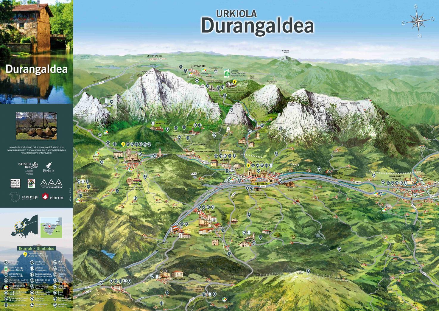 Mapa turístico Durangaldea by Inboost - Issuu