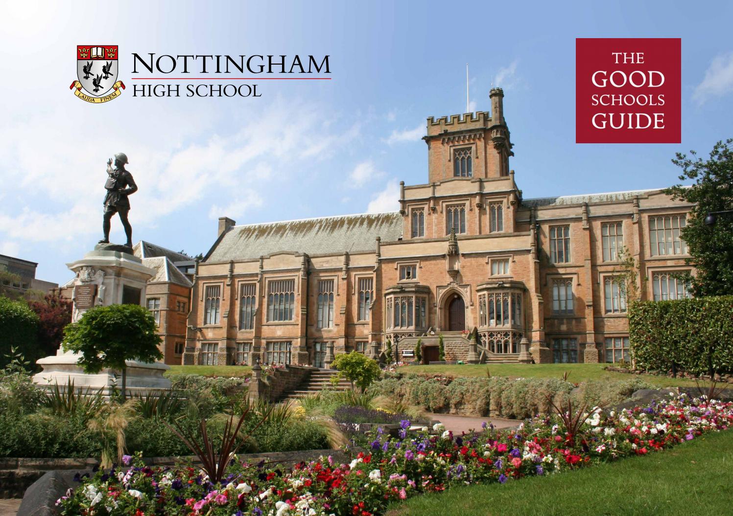 The Good Schools Guide: Nottingham High School by NottsHigh - Issuu