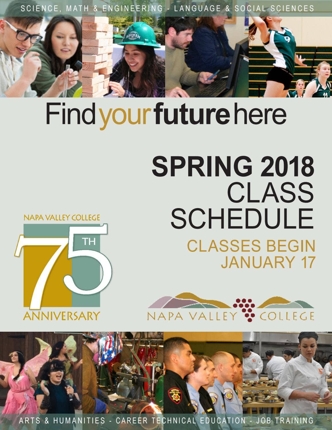 2018 NVC Spring Schedule by NapaValleyCollege - Issuu