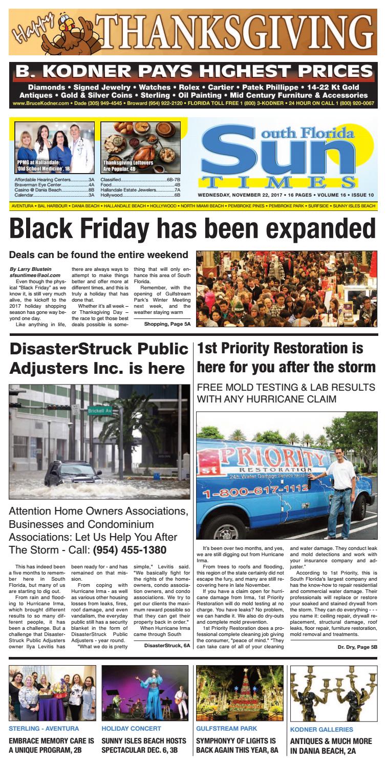 Sun Times Issue 11 22 17 by The South Florida Sun Times Newspaper - Issuu