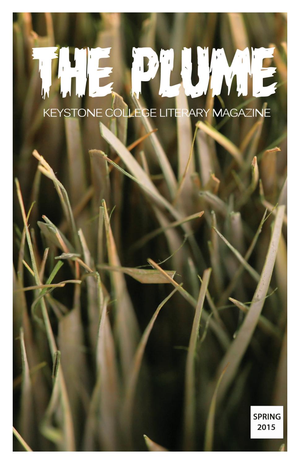 The Plume Magazine Spring 2015 by Keystone College - Issuu