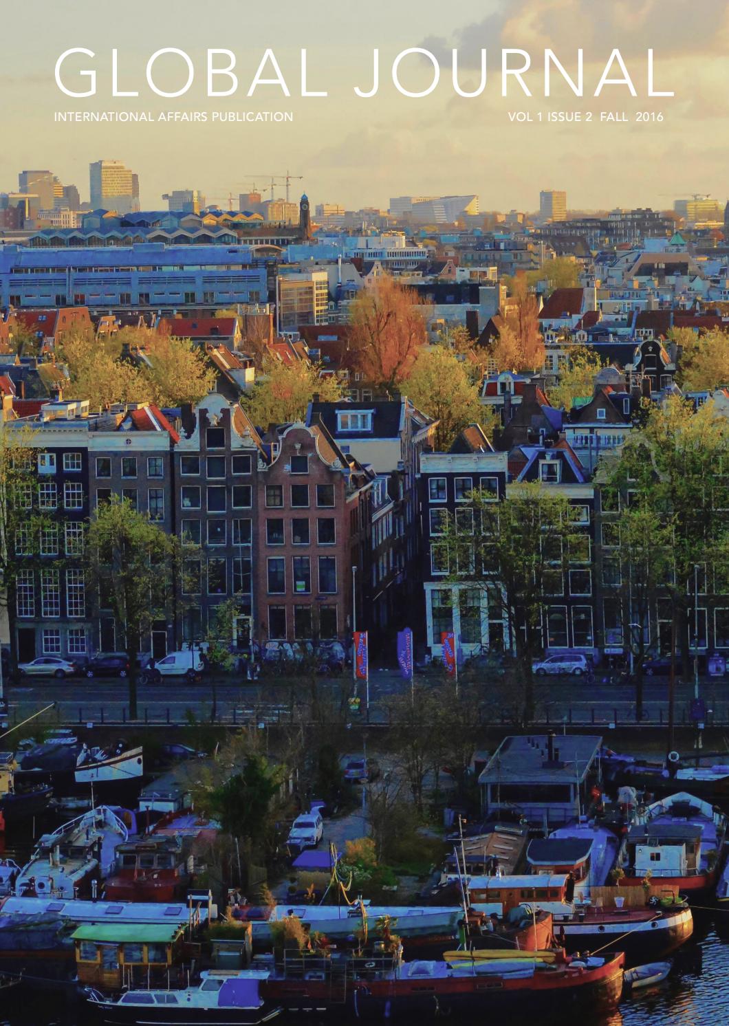 Global Journal Vol I Issue 2 Fall 2016 by Global Journal Publication ...