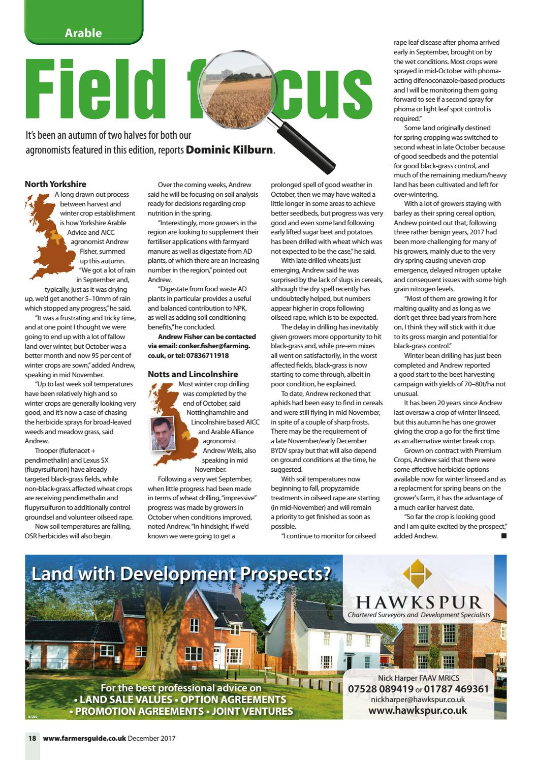 Farmers Guide December 2017 by Farmers Guide - Issuu