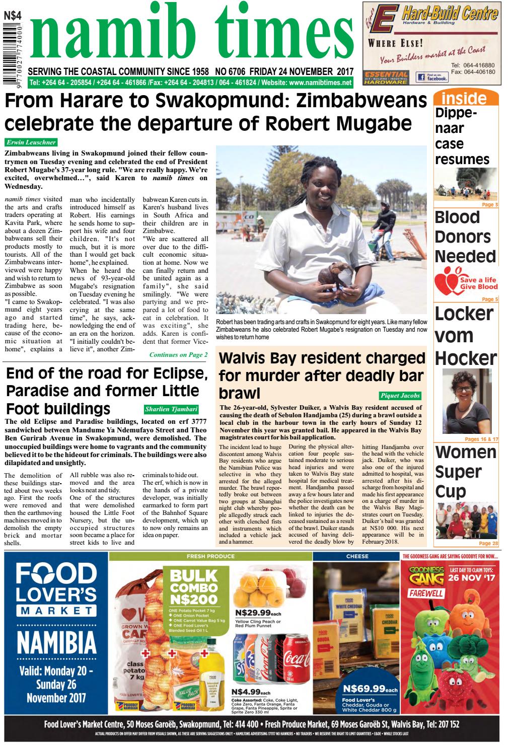 24 nov namib times e edition by Namib Times Virtual - Issuu