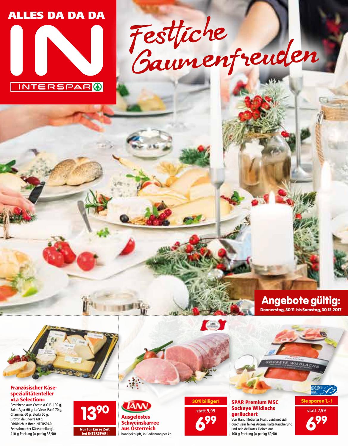 Interspar festtagstisch kw48 by Russmedia Digital GmbH - Issuu