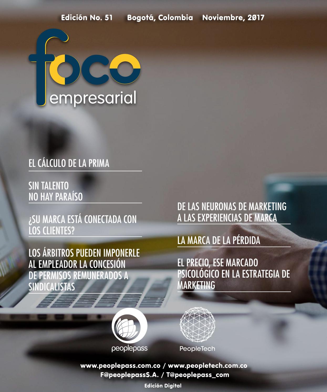 Foco empresarial 51 by Peoplepass S.A.S. - Issuu