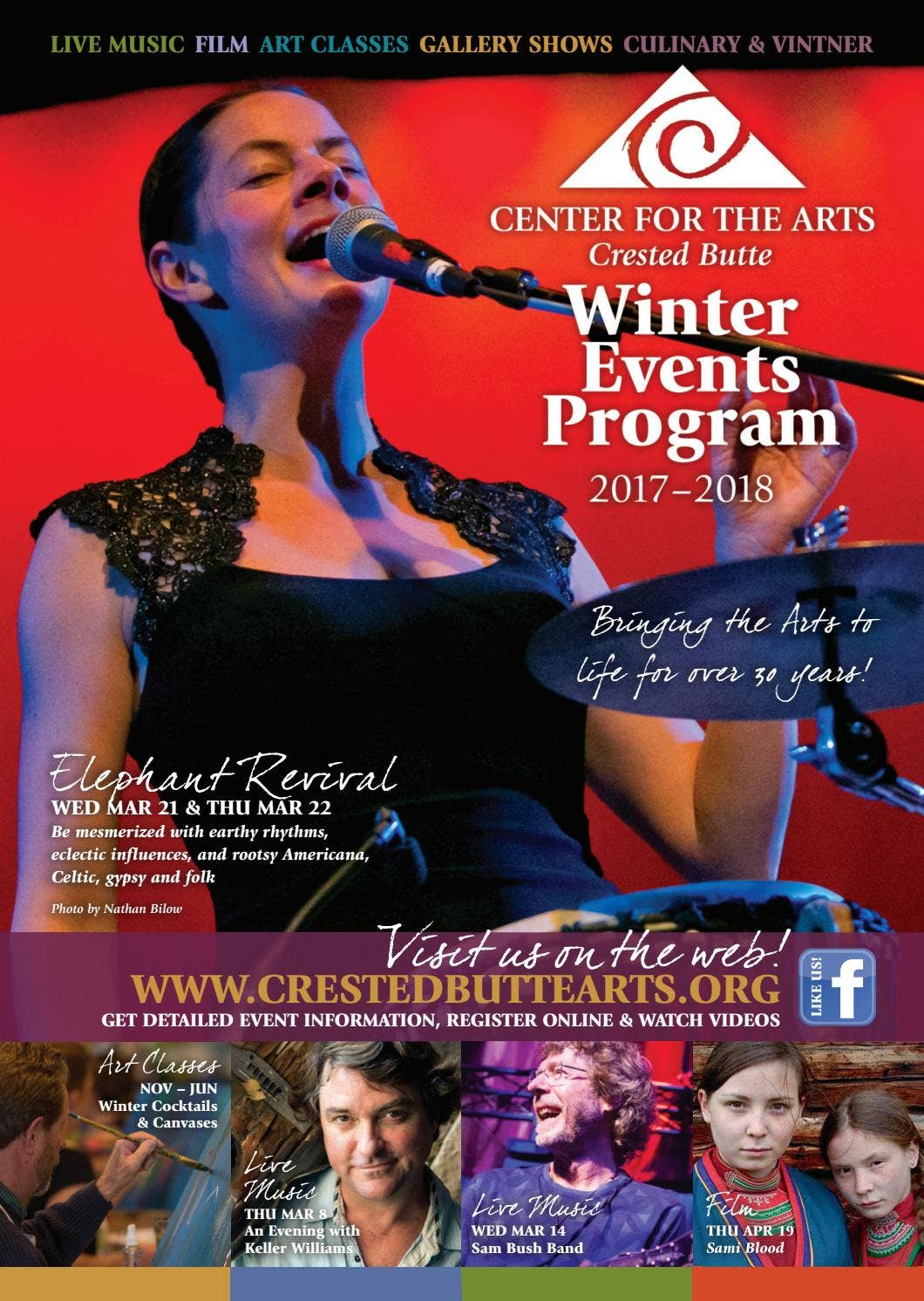 Center for the Arts Winter Season Program by Kathy Amen Design ...