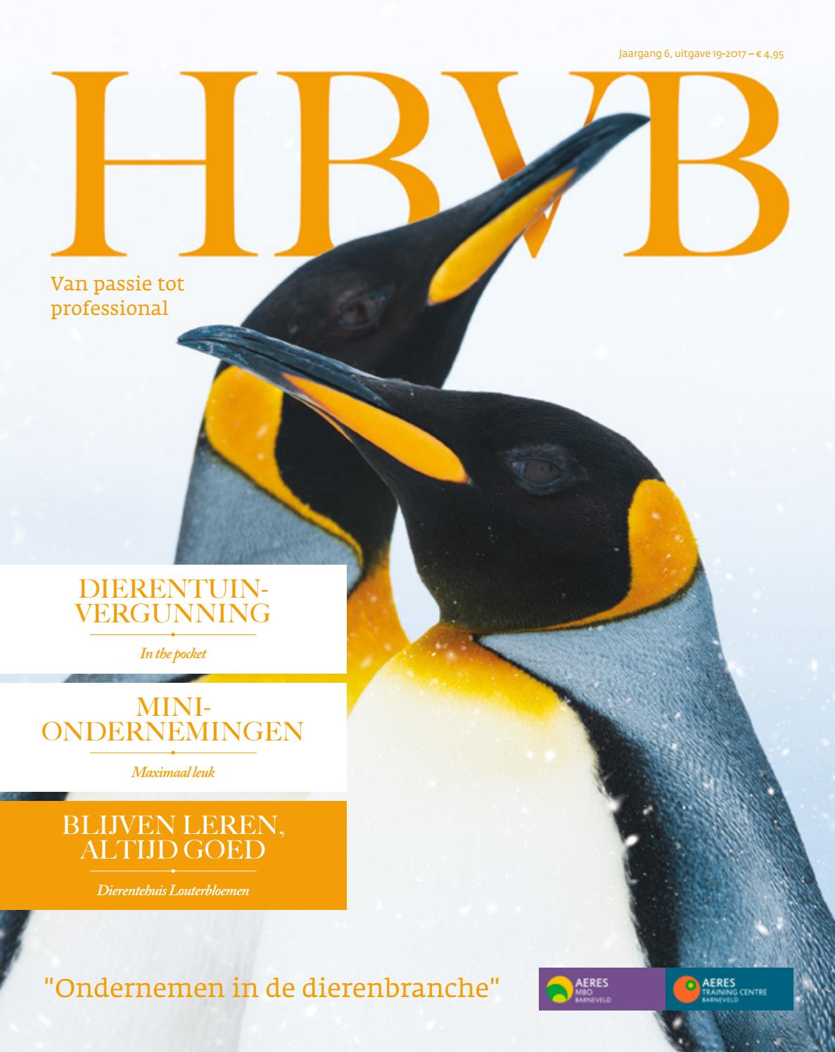 HBVB magazine - uitgave 19-2017 by Aeres Training Centre Barneveld - Issuu