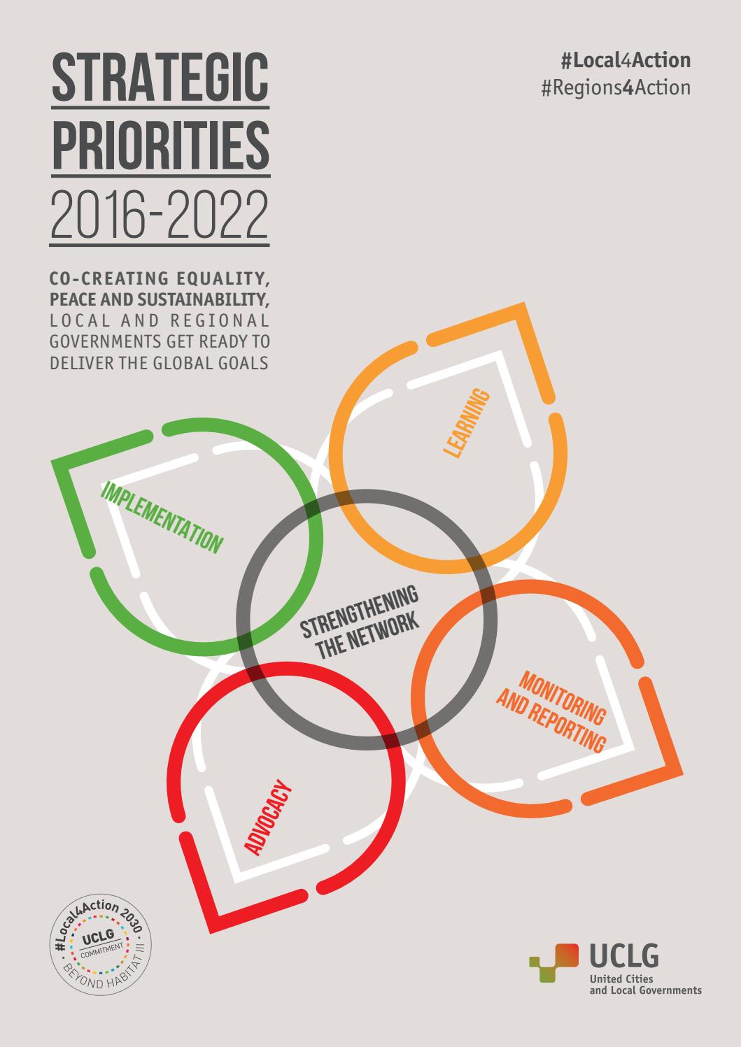Strategic Priorities 2016-2022 by UCLG CGLU - Issuu