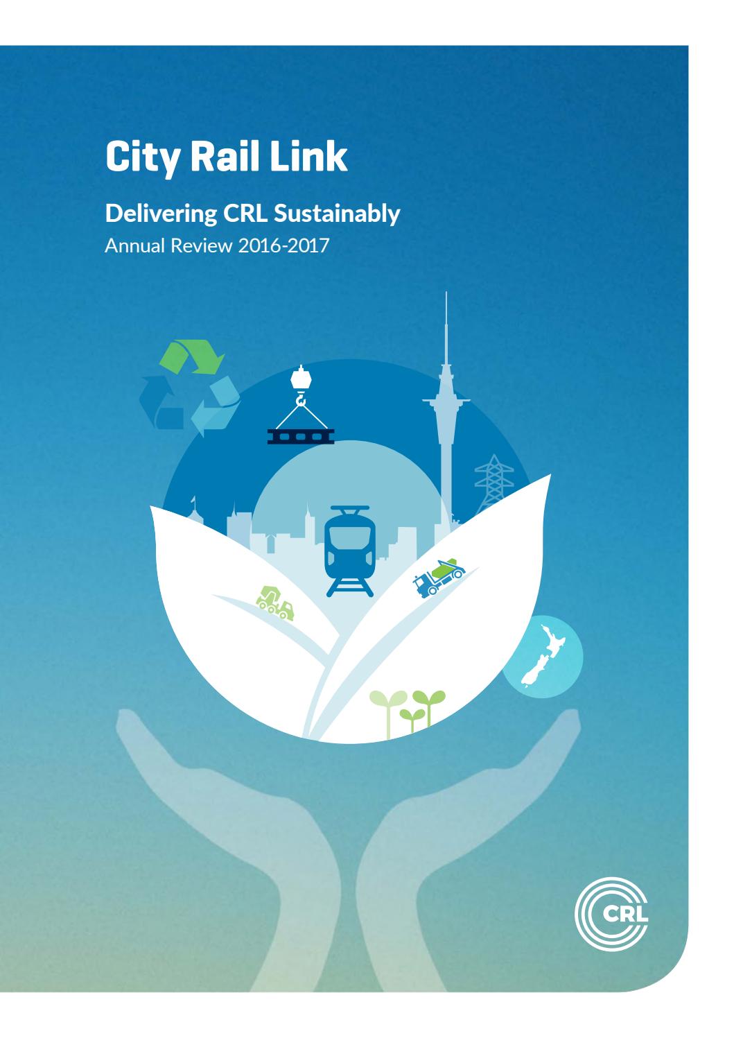 CRL Sustainability Annual Report 2016-17 by City Rail Link Ltd - Issuu