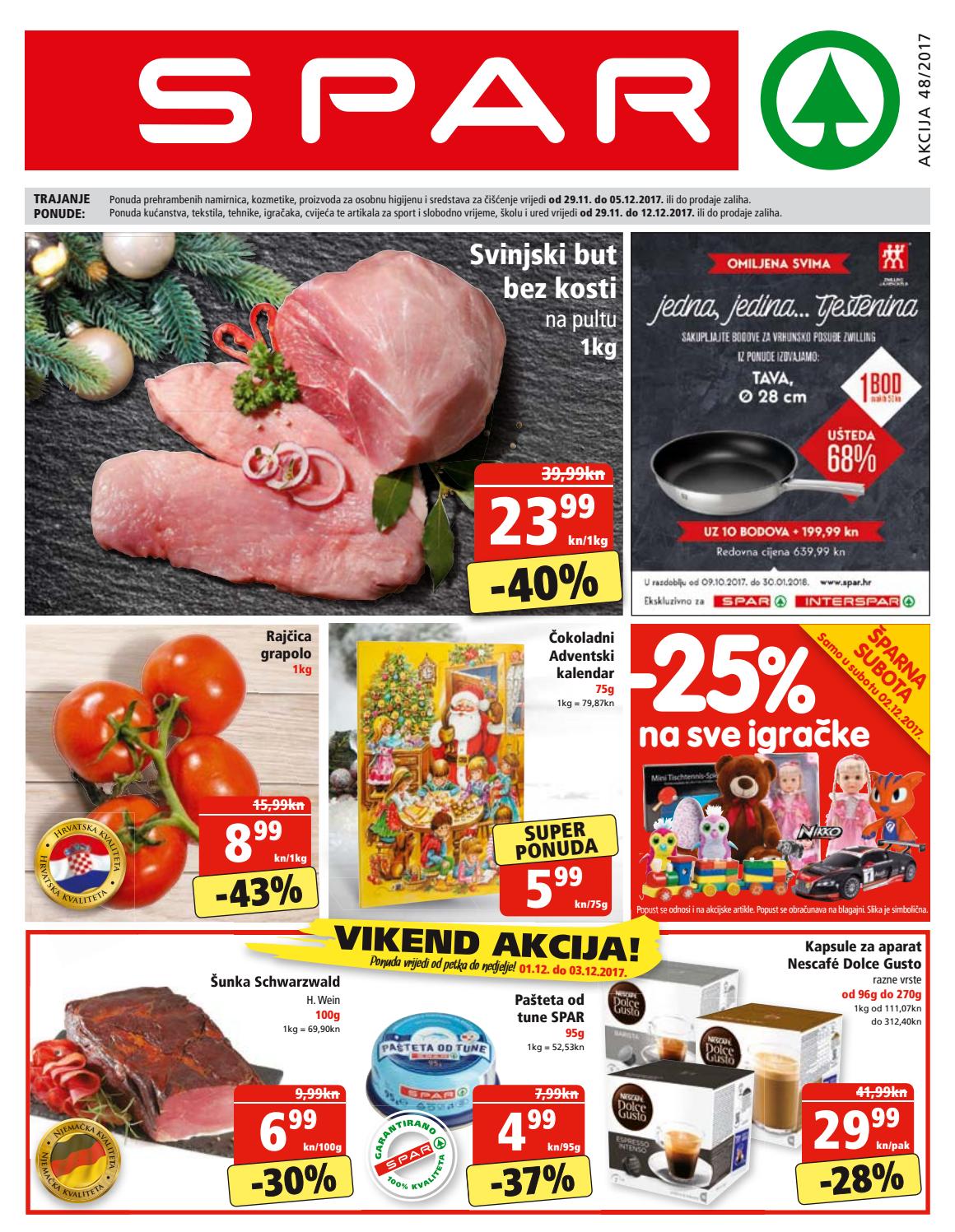 Spar katalog marketa od 29 11 12 12 2017 by Catalog.hr - Issuu