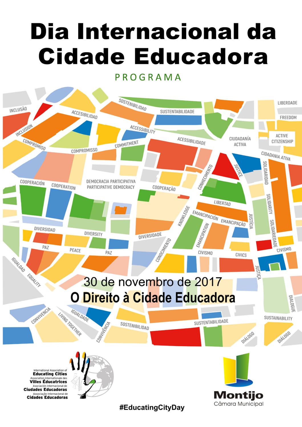 Dia Internacional da Cidade Educadora // Programa by Câmara Municipal ...