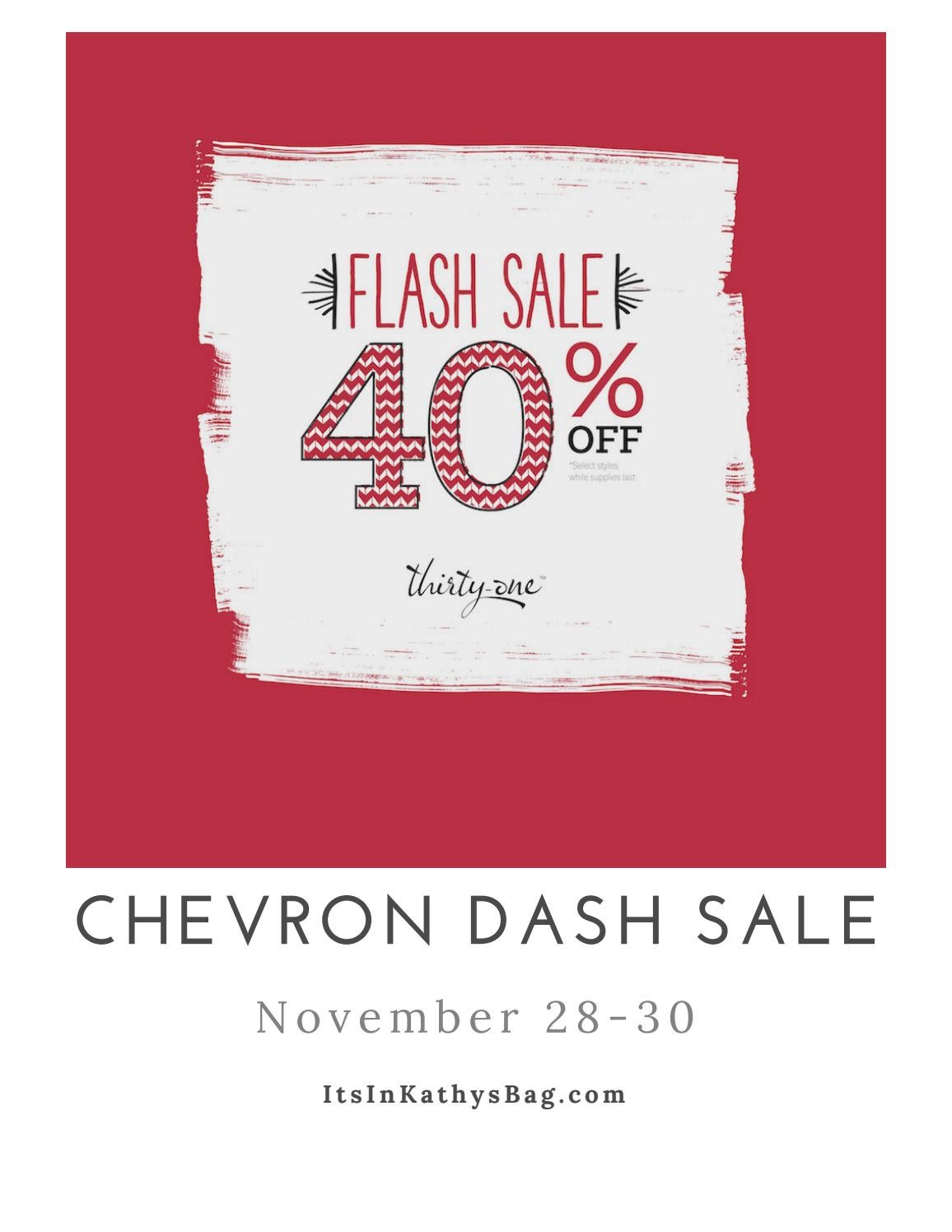 Chevron Dash Sale by Kathy Roberts - Issuu