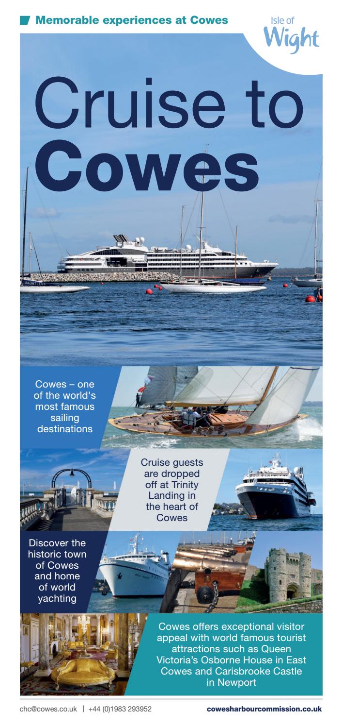 Cruise to Cowes brochure by Visit Isle of Wight - Issuu