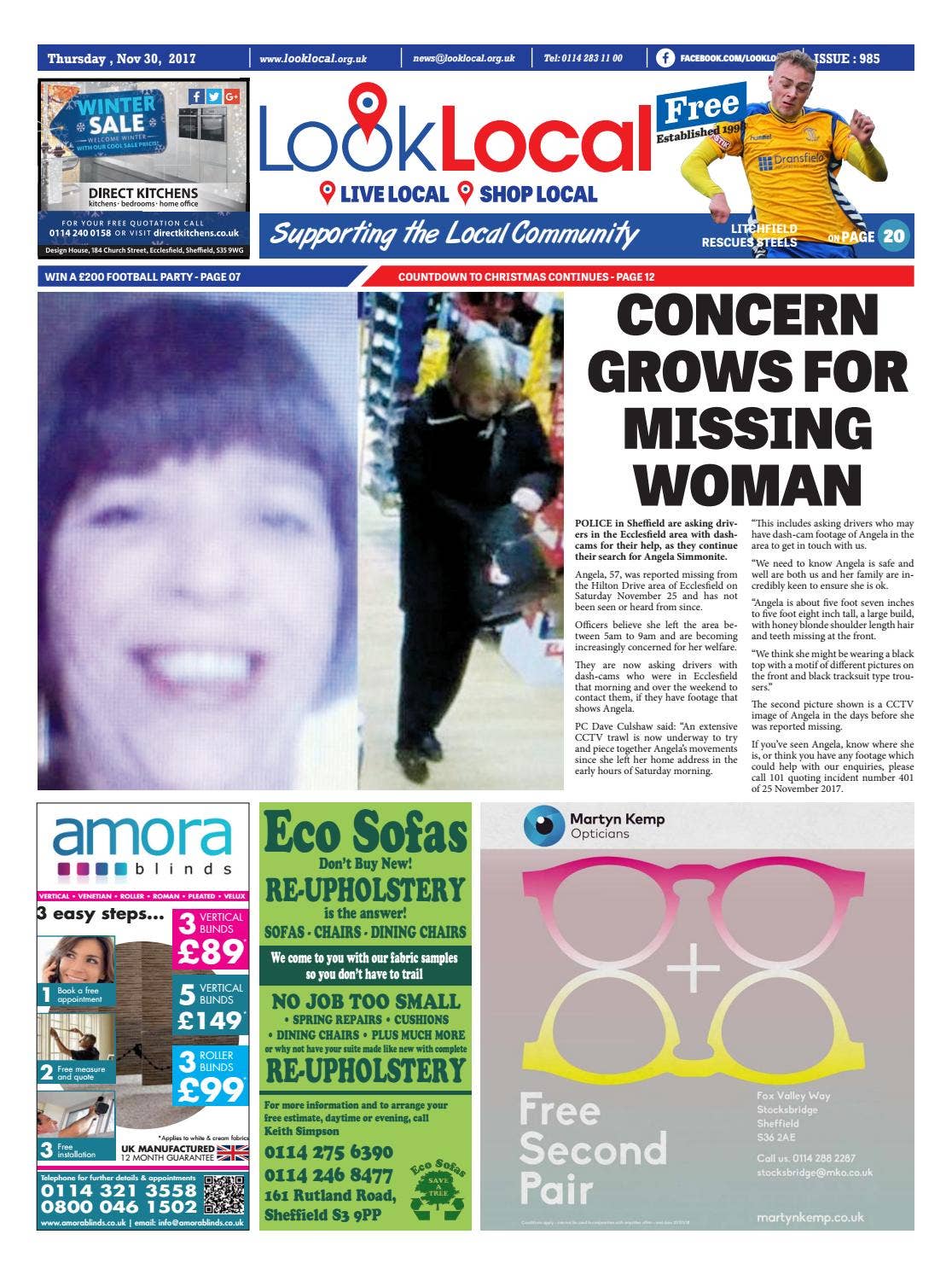Issue 985 Thursday 30 November by Look Local Newspaper - Issuu