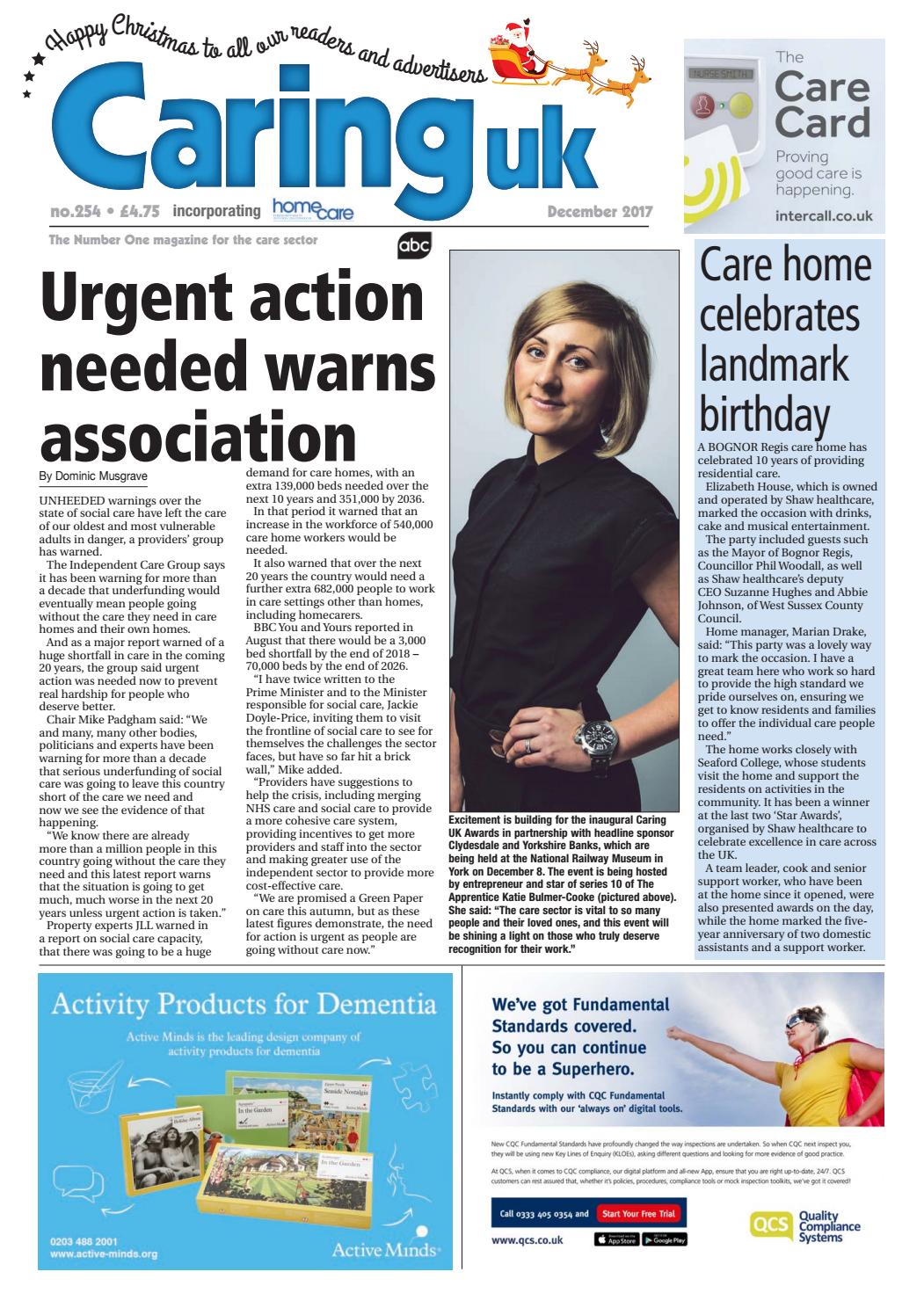 Caring UK December 2017 by Script Media - Issuu