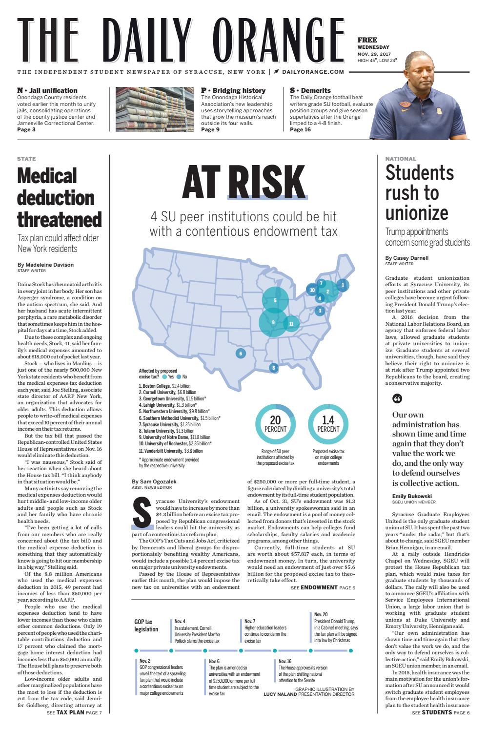 Nov. 29, 2017 by The Daily Orange - Issuu