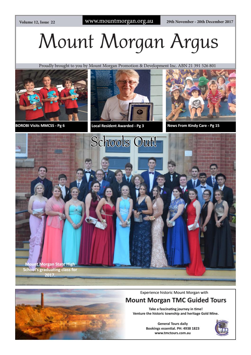 Mount Morgan Argus 29th November 2017 by Mount Morgan Promotion and ...