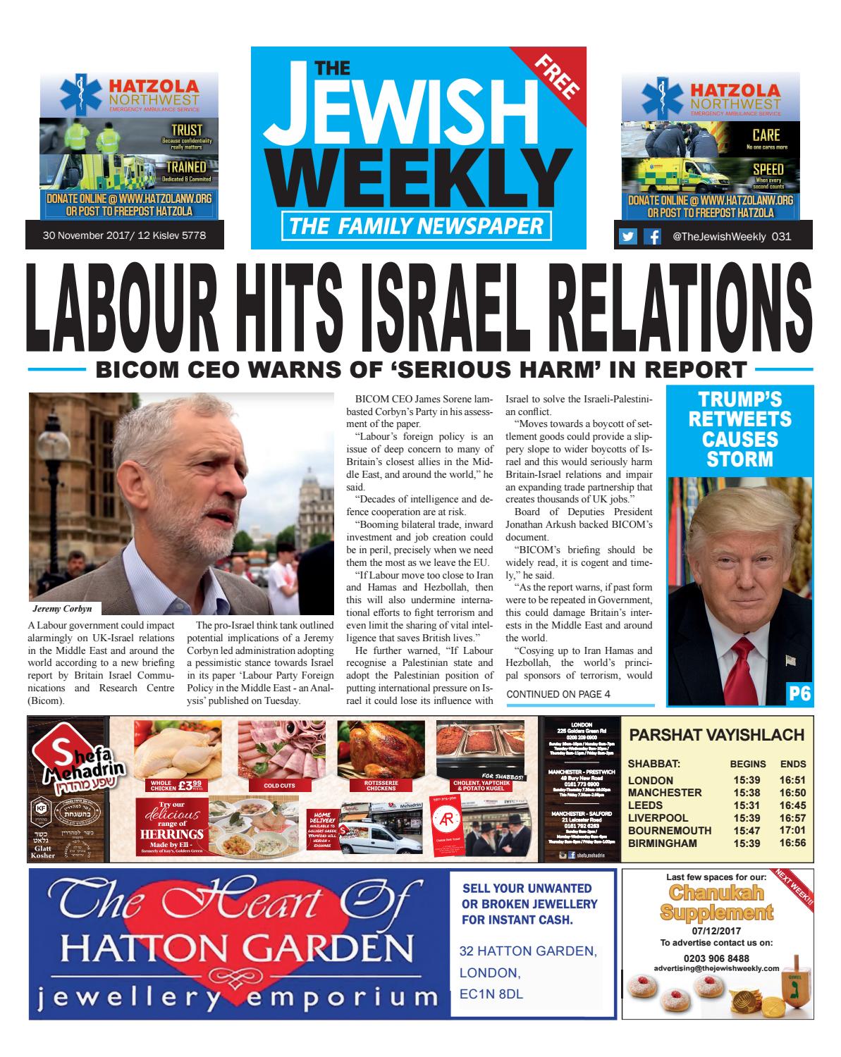 The Jewish Weekly 031 by The Jewish Weekly - Issuu