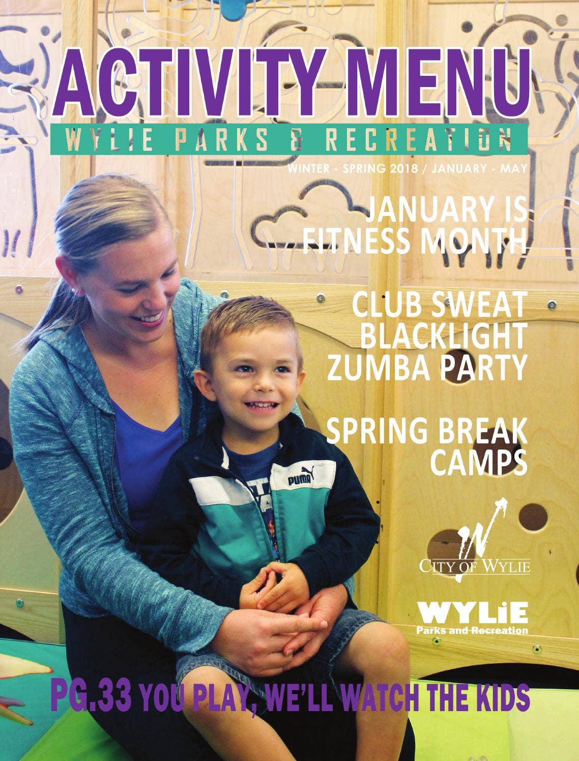 Activity Menu Winter / Spring 2018 by Wylie Parks and Recreation - Issuu