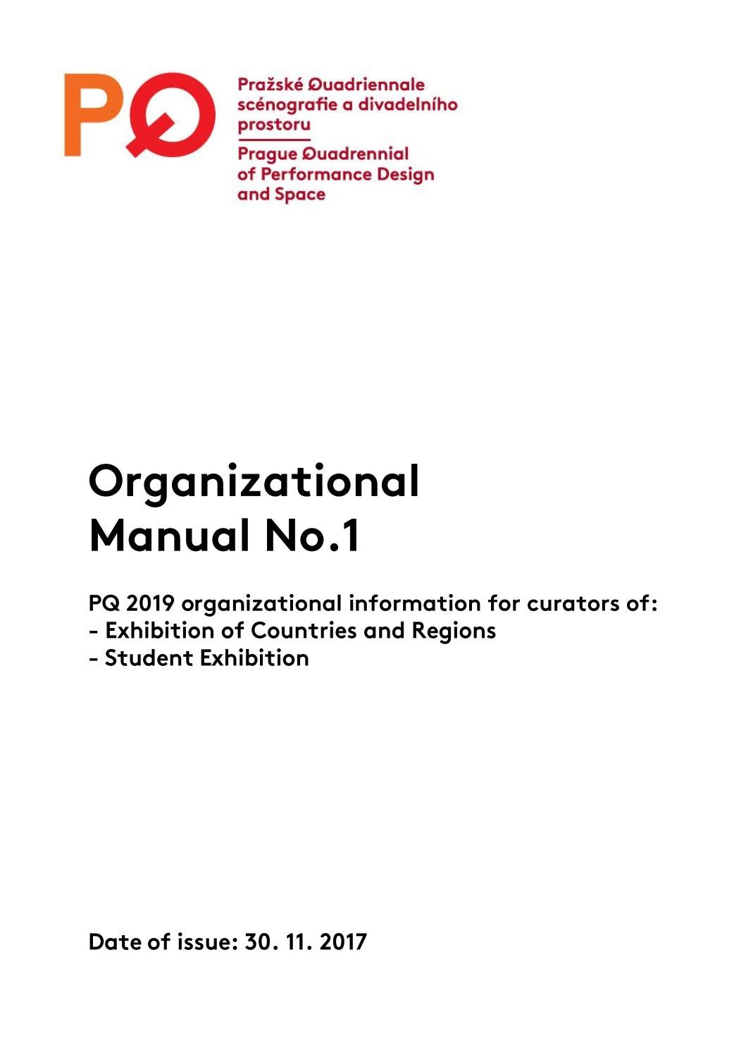 Organizational manual pq 2019 by pquadrennial - Issuu