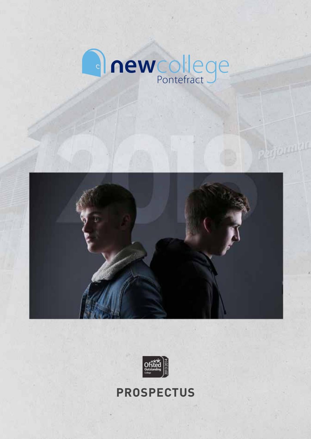 New College Pontefract Prospectus 2018 by New College - Issuu