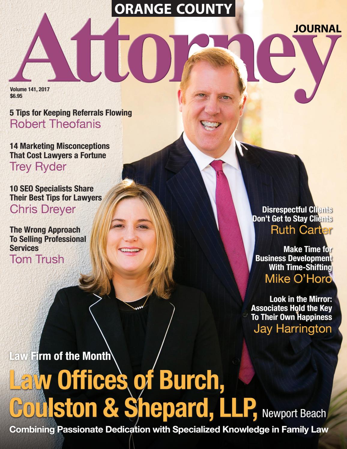 Attorney Journal, Orange County, Volume 141 by Attorney Journals - Issuu