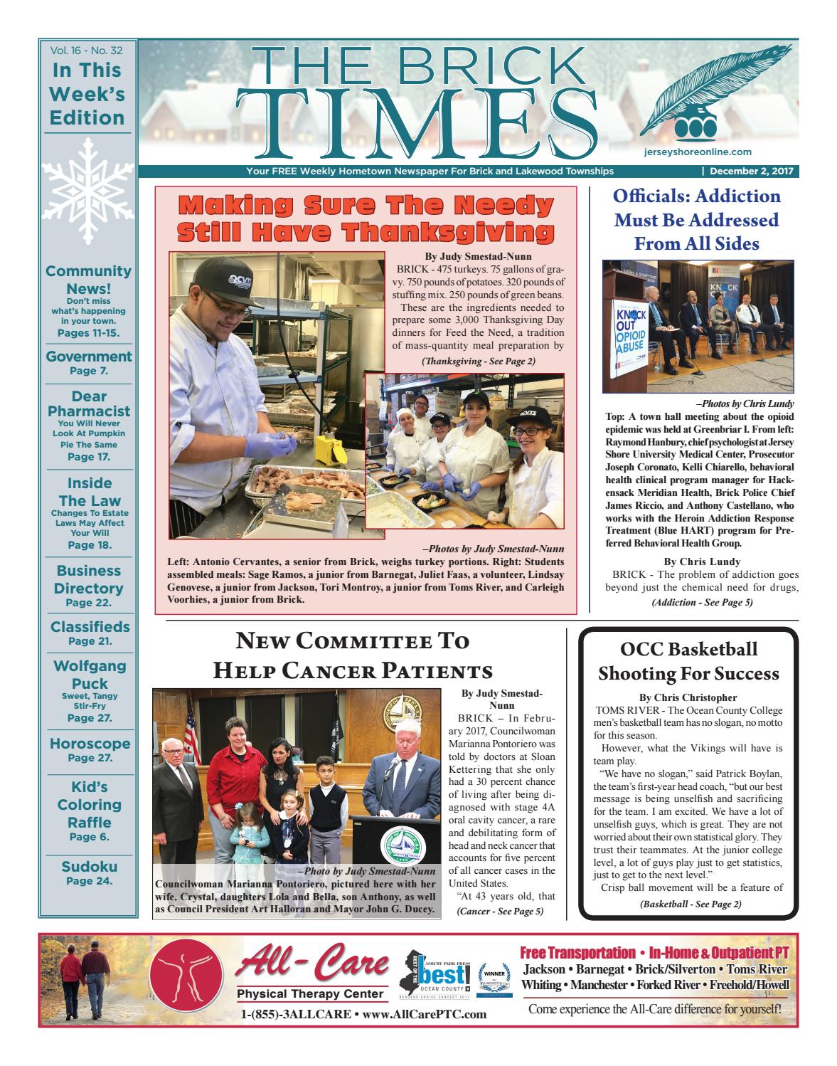 2017-12-02 - The Brick Times by Jersey Shore Online - Issuu