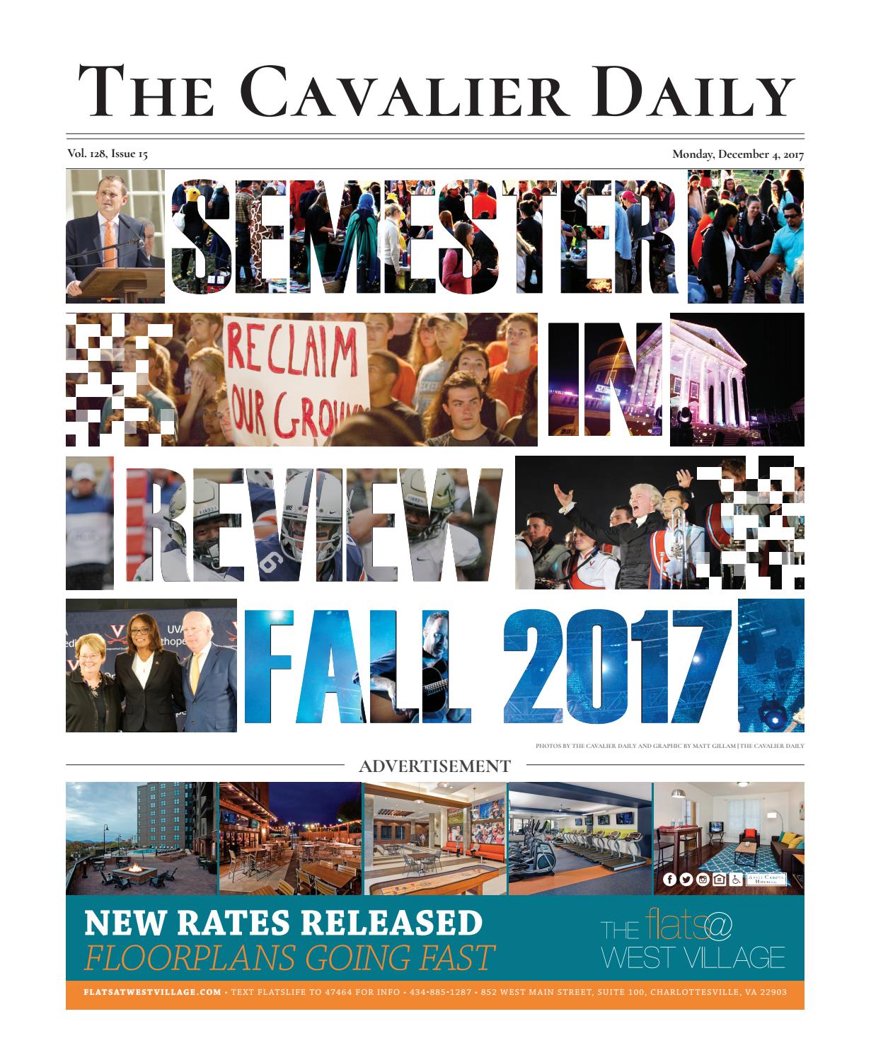 Monday, December 4, 2017 by The Cavalier Daily - Issuu