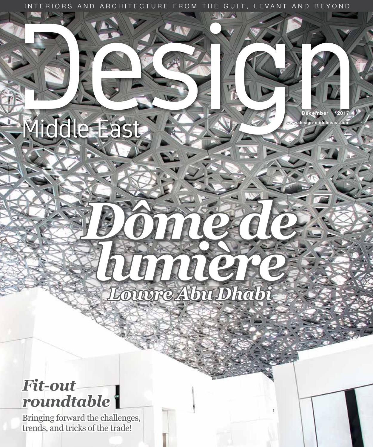Design Middle East December 2017 by Design Middle East - Issuu