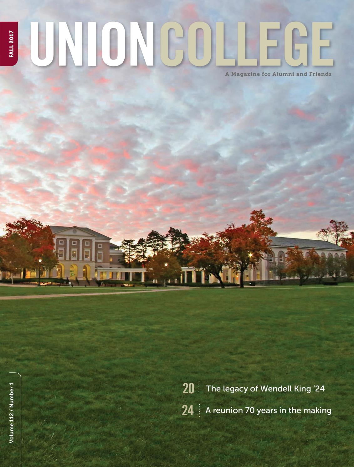 Union Magazine Fall 2017 by Union College - Issuu