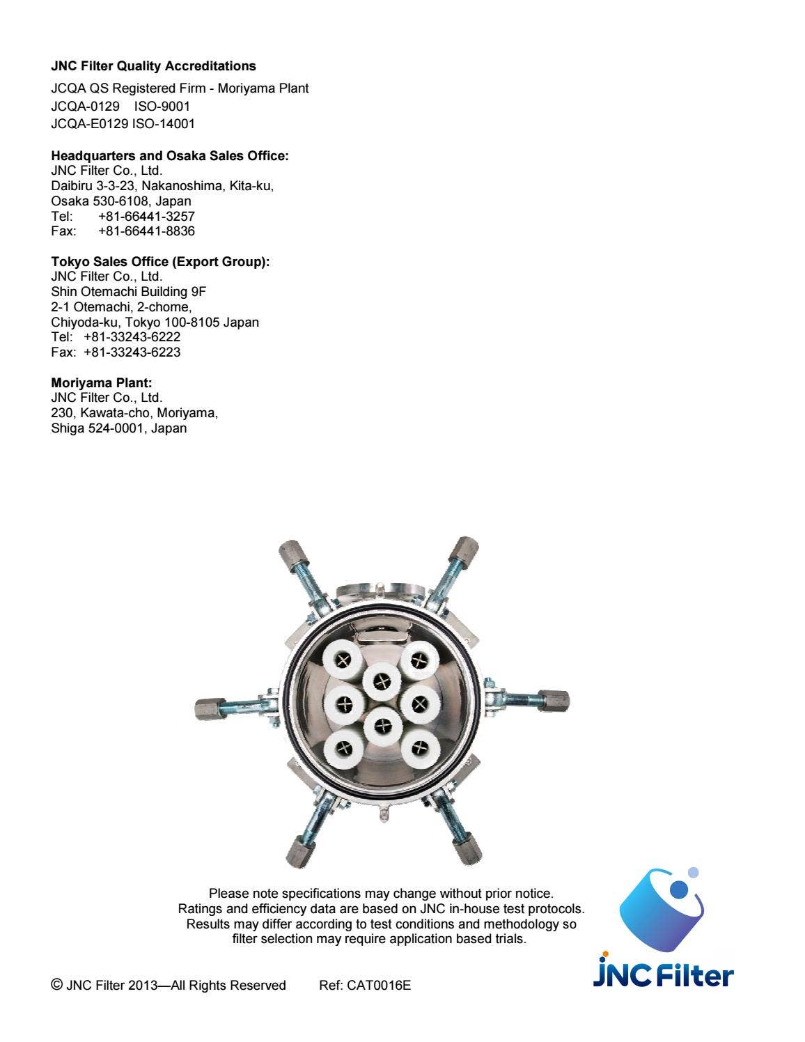 Jnc english brochure v2 by Filter-Technics - Issuu