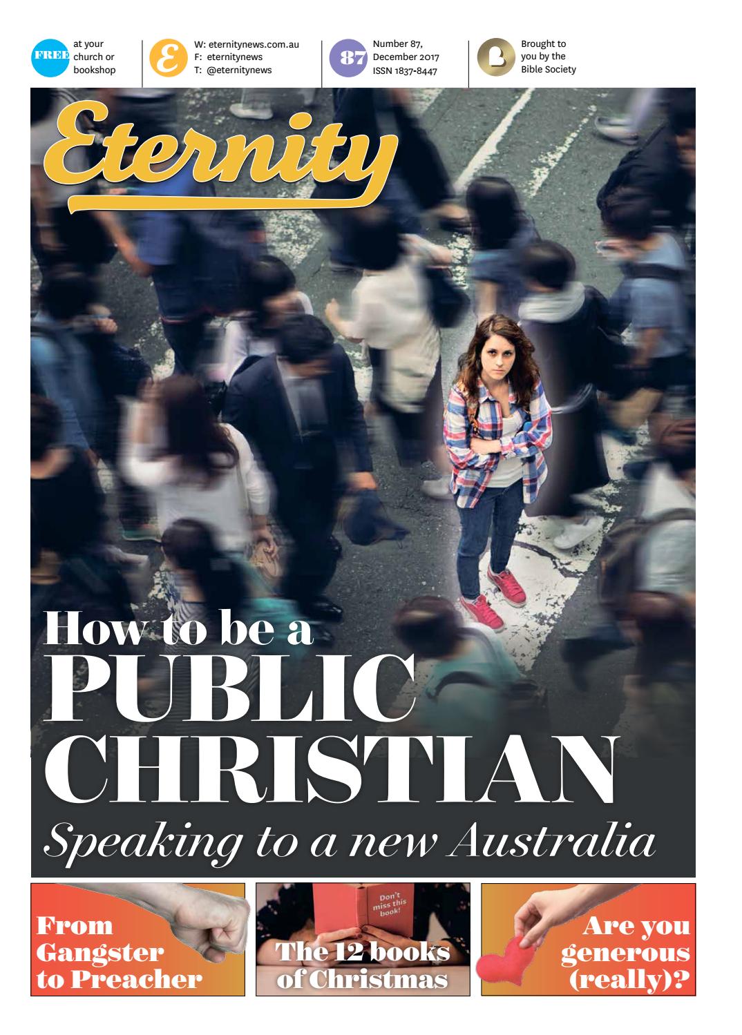 Eternity - December 2017 - Issue 87 by Bible Society Australia - Issuu
