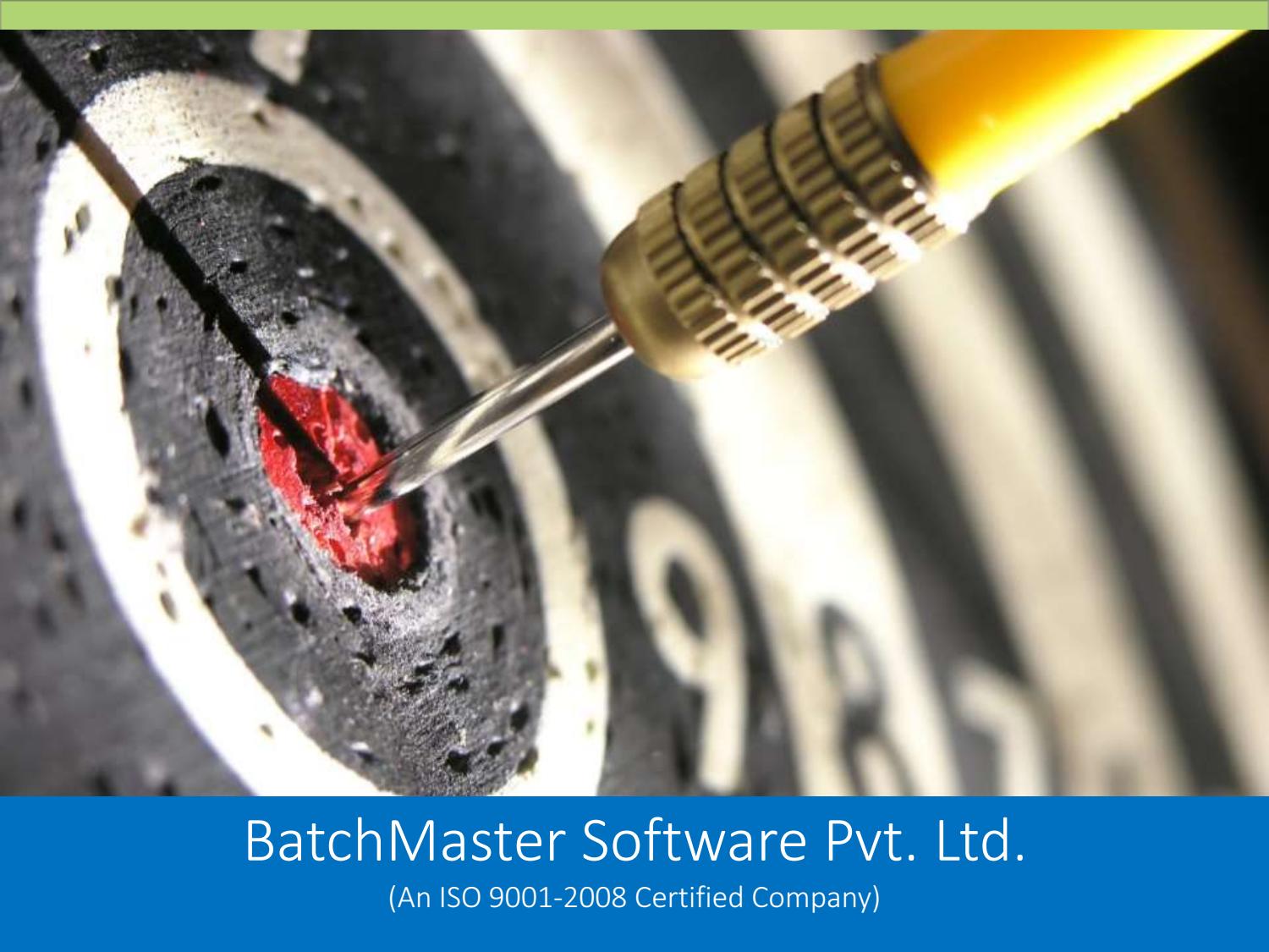 BatchMaster Software- Providing ERP solutions from last 30 plus years ...