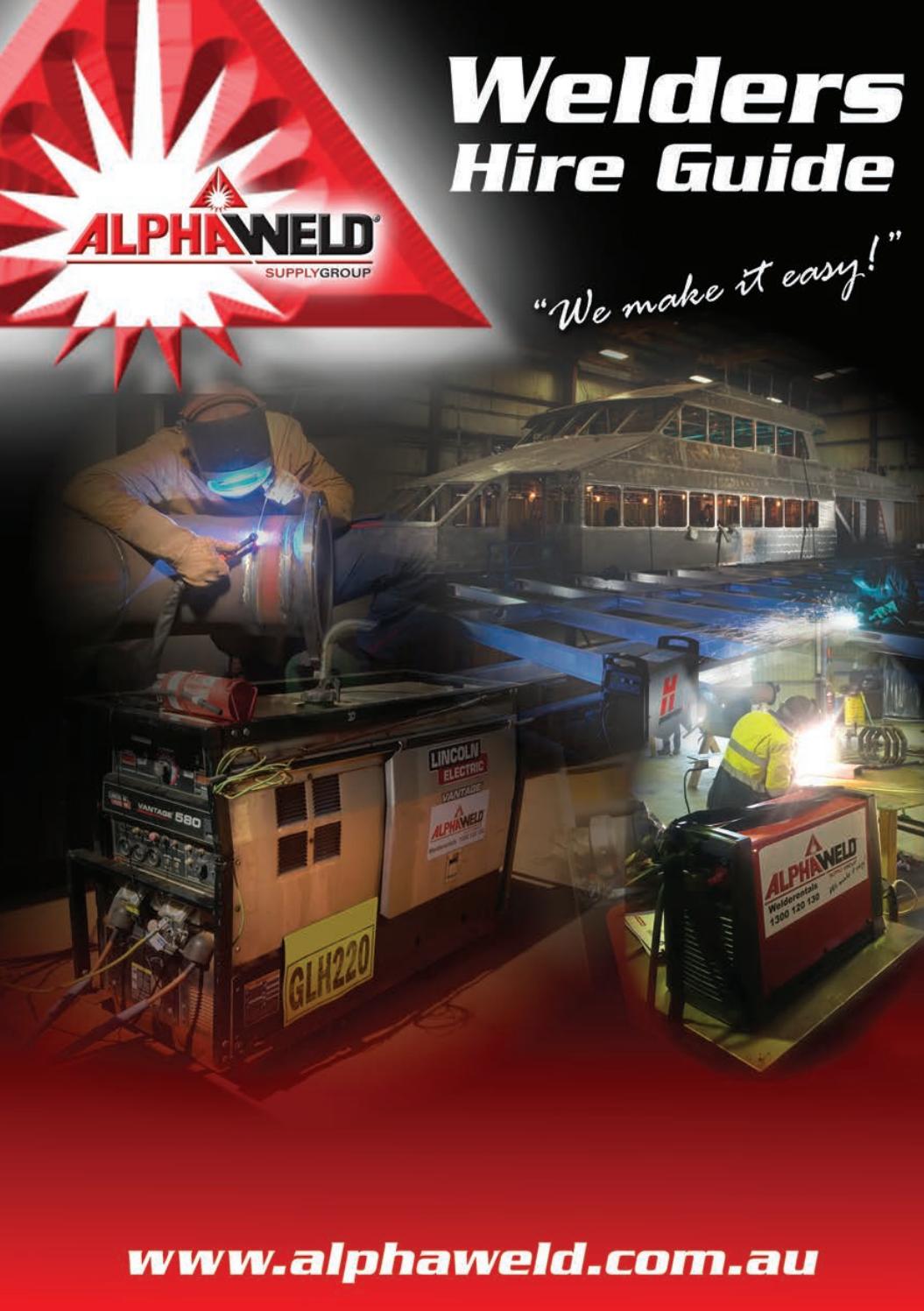 Alphaweld Hire Catalogue by Alphaweld Supply Group - Issuu
