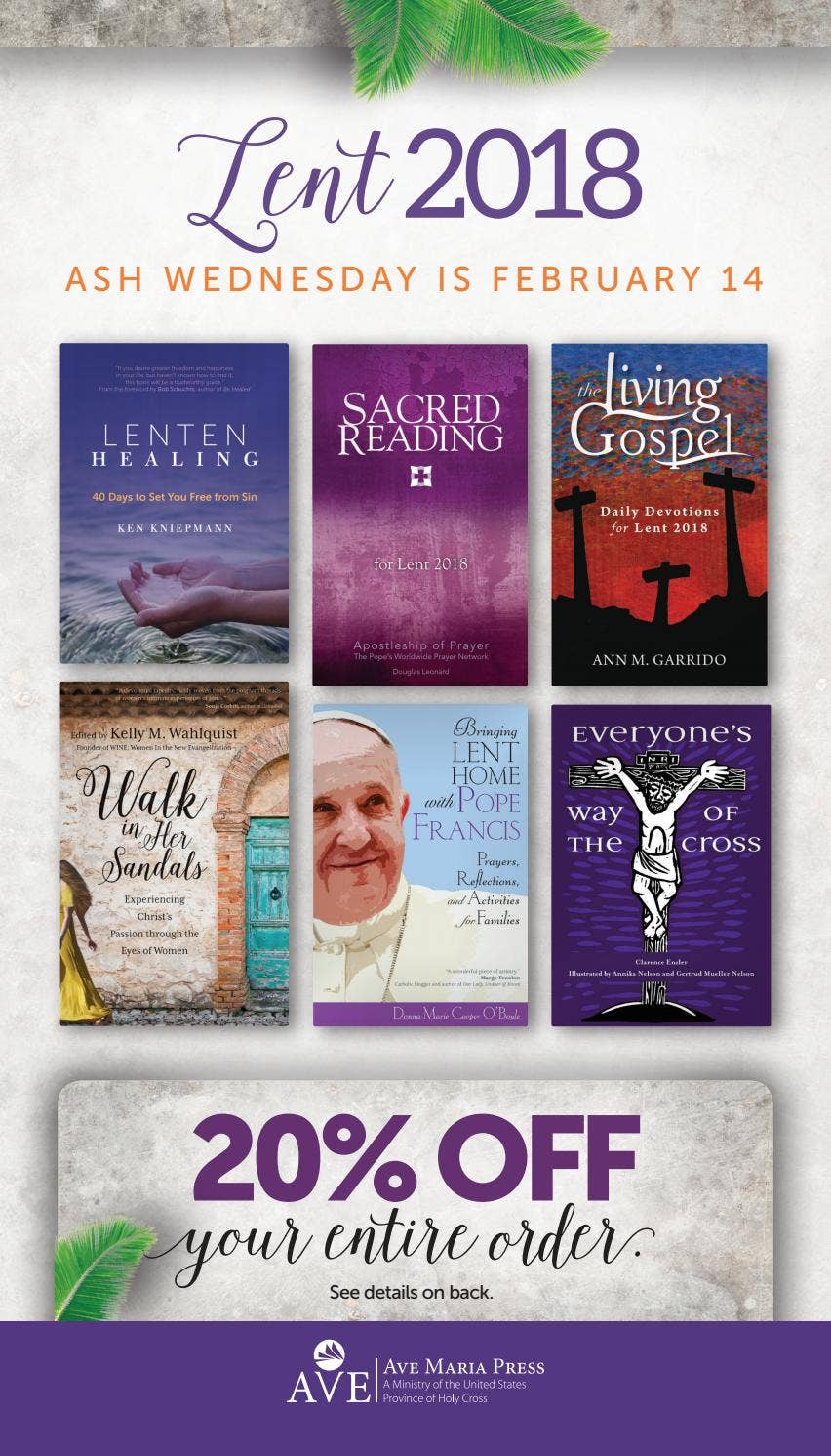 2018 Lent Brochure - Ave Maria Press by Ave Maria Press - Issuu