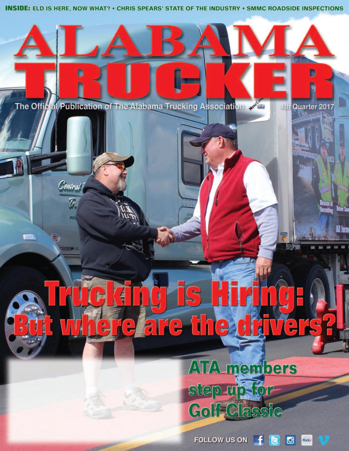 Alabama Trucker, 4th Quarter 2017 by Alabama Trucking Association - Issuu