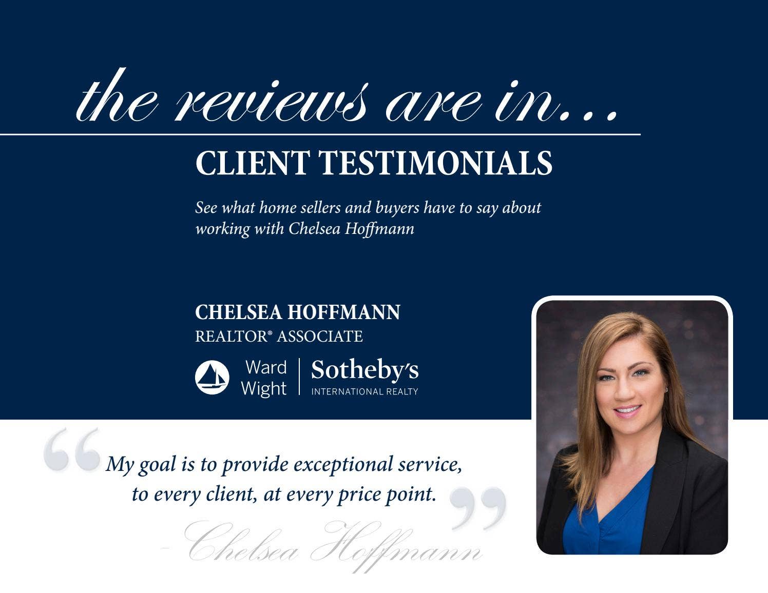 Client Testimonial Booklet Example by Ward Wight Sotheby's ...