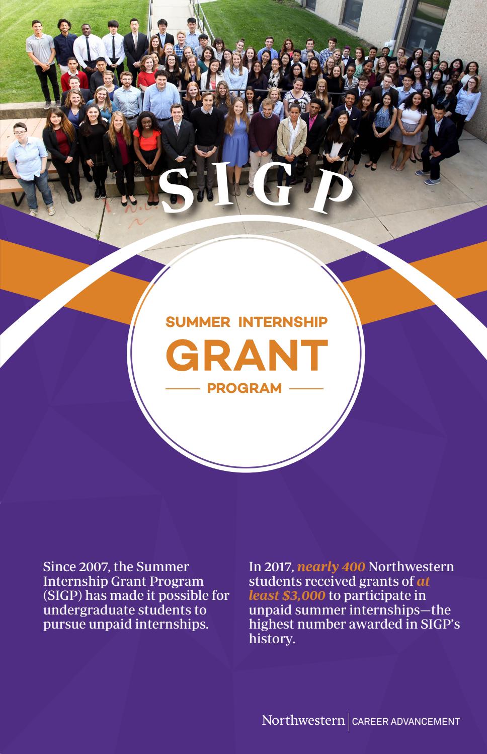 NCA's Summer Internship Grant Program (SIGP): 2017 Brochure by ...