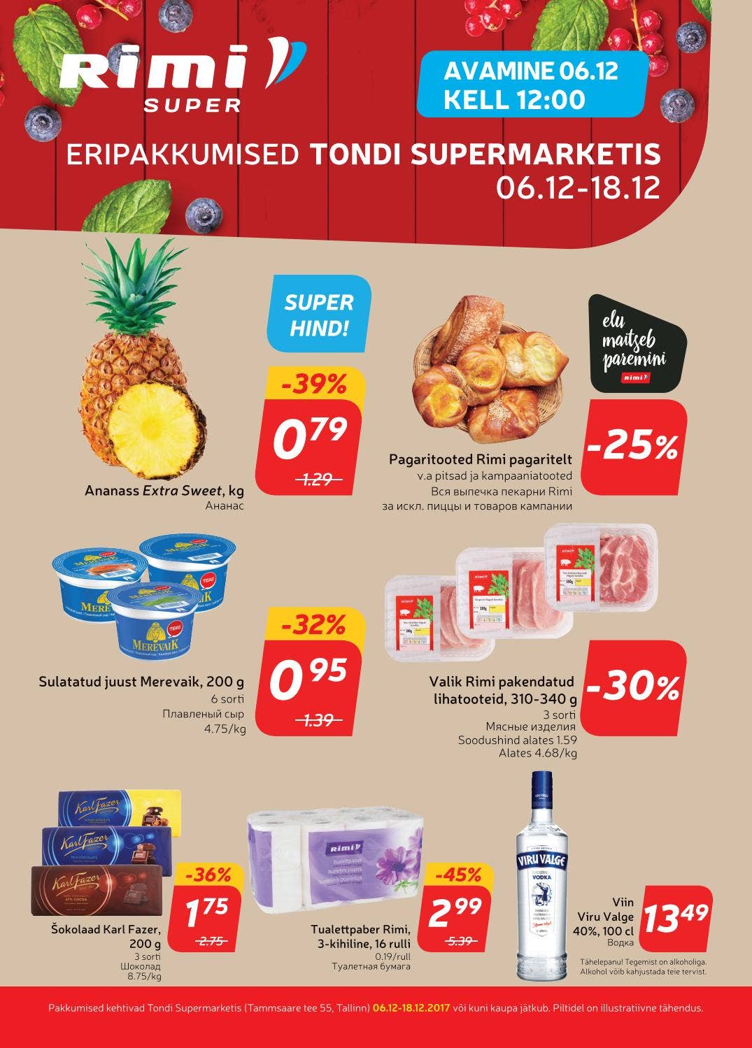 Eripakkumised Tondi supermarketis by Rimi - Issuu