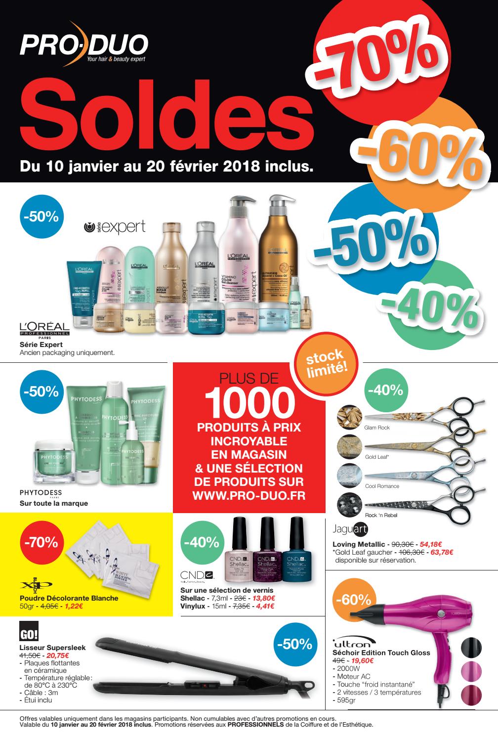 Pro-Duo - Soldes Janvier 2018 - France by Sally Europe - Issuu