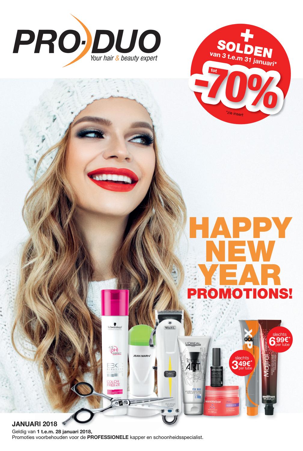Pro-Duo - Promoties Januari 2018 - België by Sally Europe - Issuu