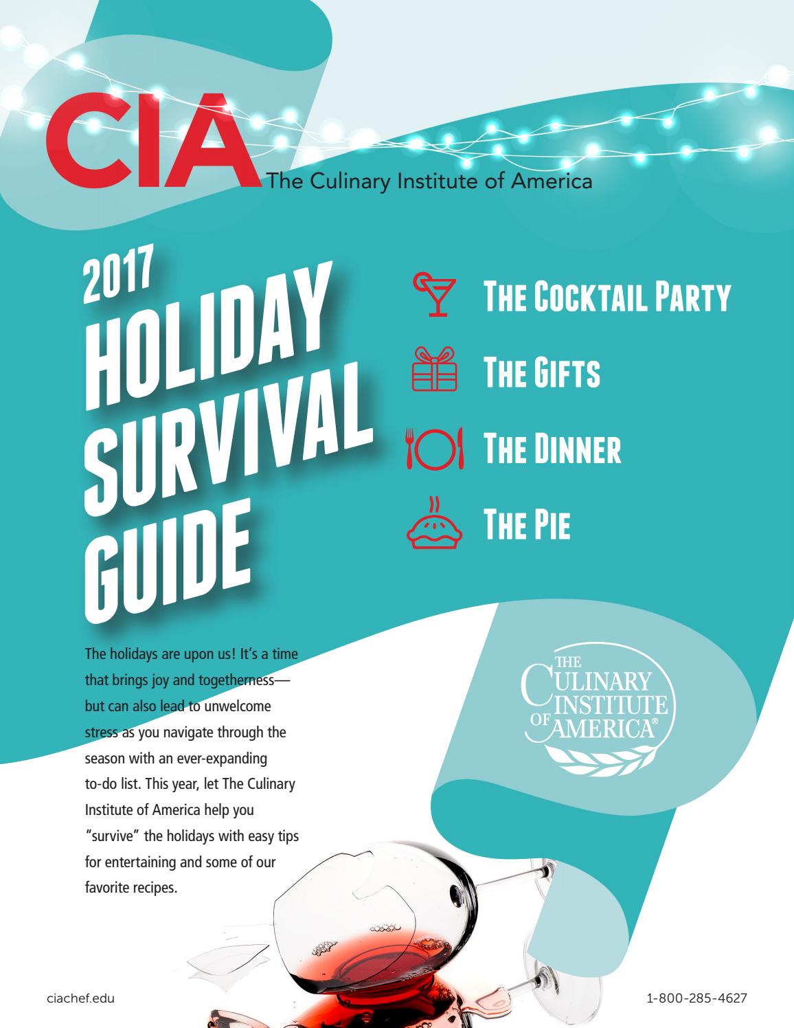 2017 CIA Holiday Survival Guide by The Culinary Institute of America ...